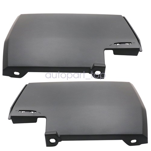 Black Rear Bumper Left&Right Caps Cover For 2022-2023 Toyota Tundra ...