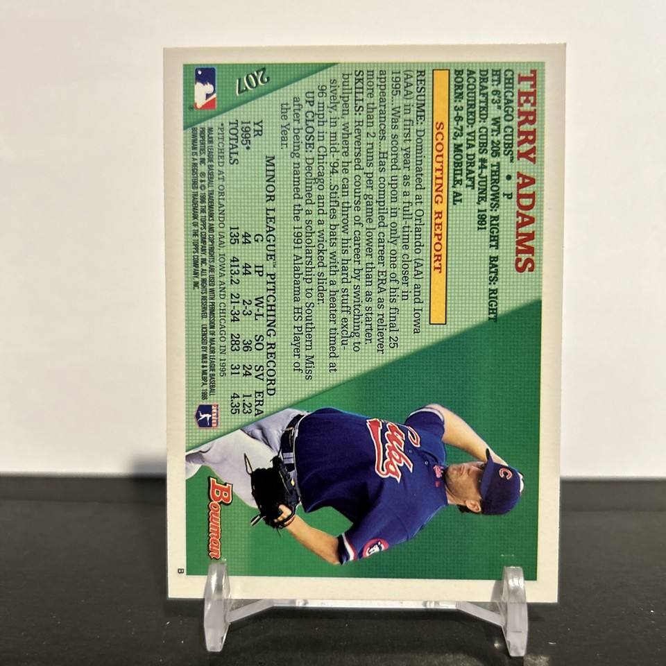 1996 Bowman Foil Terry Adams Cubs 1st Bowman #207 | eBay