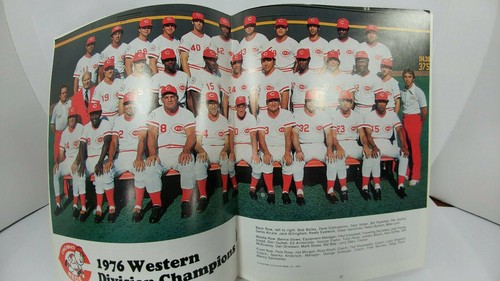 Original 1976 NLCS Program Riverfront Stadium - Unscored | eBay