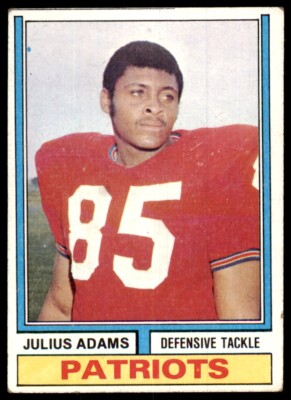 1974 Topps Julius Adams Football Card New England Patriots #171 | eBay