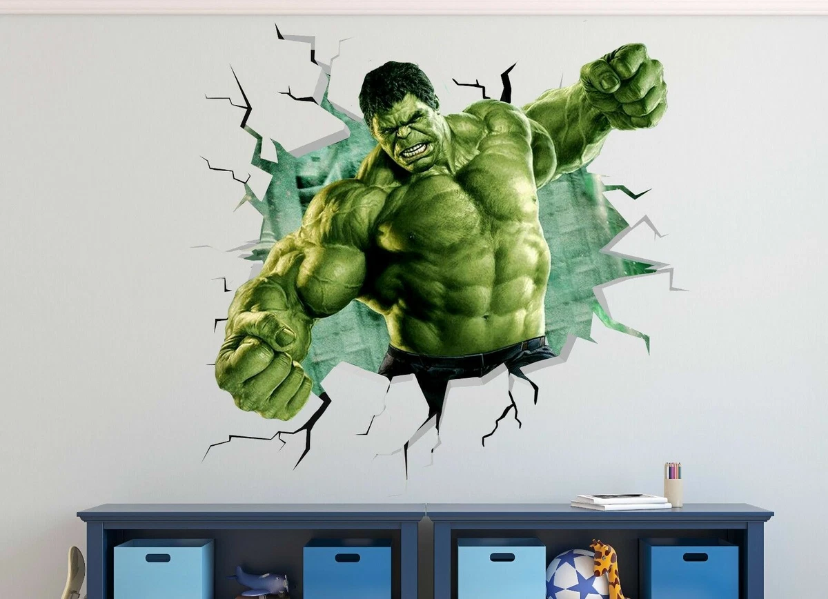 Hulk Breaking Through Wall