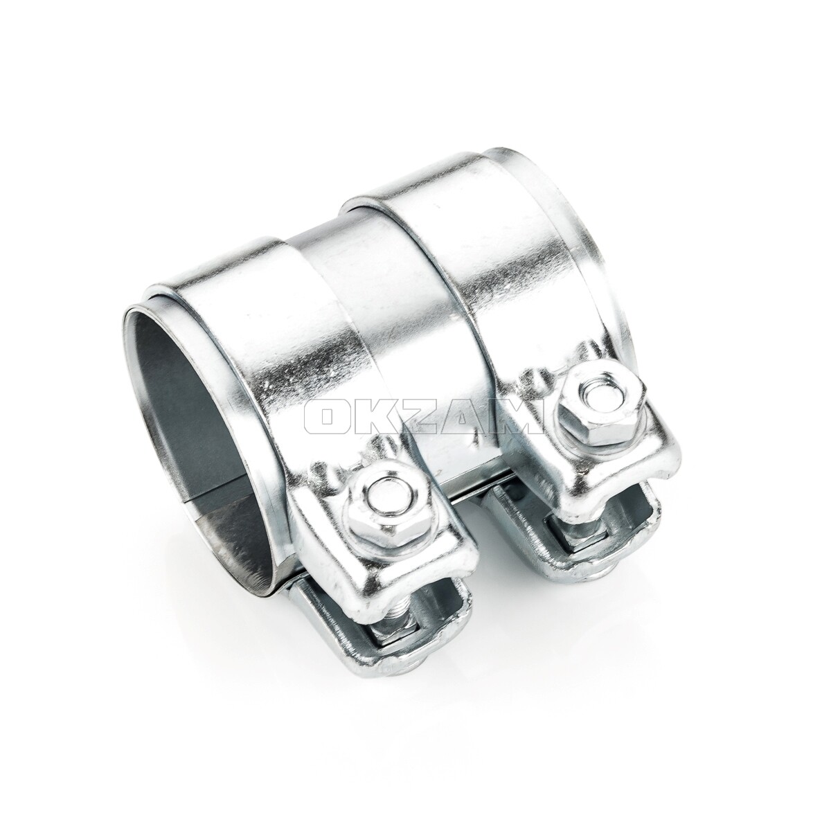 Pipe Double Clamp Exhaust System Ø 65 X 90 MM for Citroen C5 III 2.2 ...