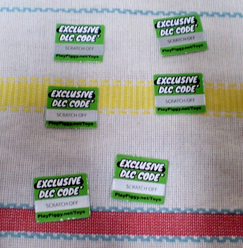Piggy Tigry series 1 DLC codes only (no figures) Lot of 6! 812241038069 ...