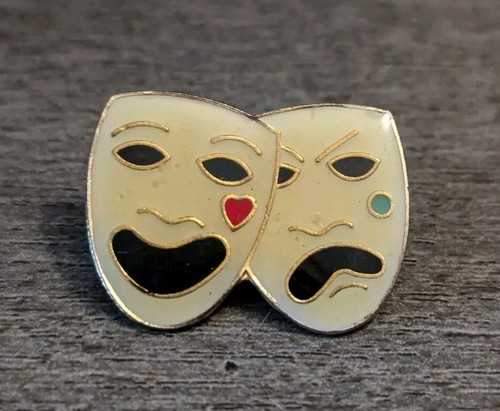 Vintage Comedy Tragedy Drama Theater Masks Collectible Vitnage 1987 ...
