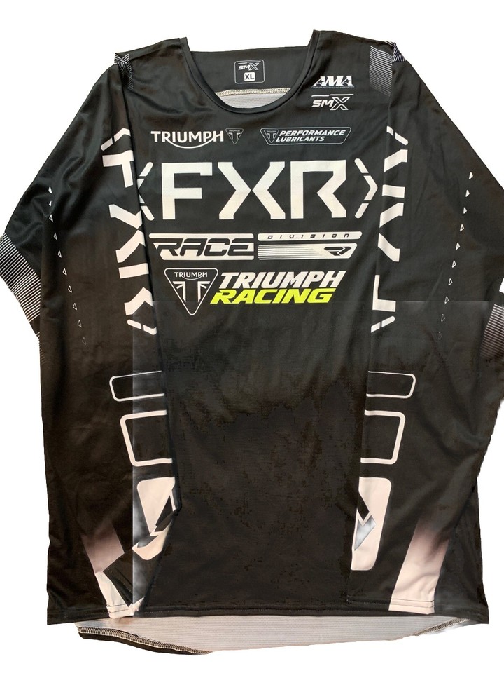 JORDAN SMITH TRIUMPH AUTHENTIC AUTOGRAPHED SMX FXR RACE JERSEY LIMITED ...