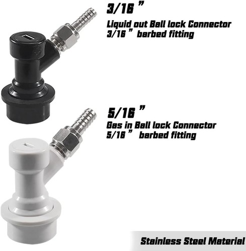 Stainless Steel 1/4" MFL Quick Disconnects Fittings - 2 Pair Hose ...