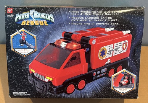 Bandai Power Rangers Lightspeed Rescue Deluxe PYRO RESCUE ONE unused ...