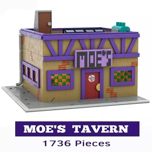 Moe's Tavern Modular Building Block Sets Simpson Movie PUB DIY ...