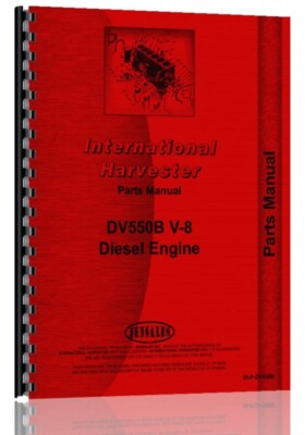 Parts Manual International Harvester DV550B Engine | eBay