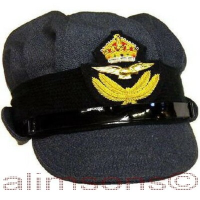 WAAF Hat Women's Auxiliary Air Force Peak Cap WWII style Ladies ...