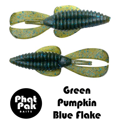 Rage Bug Style Plastic Beaver Creature Bait Punching Bass Fishing Lure ...