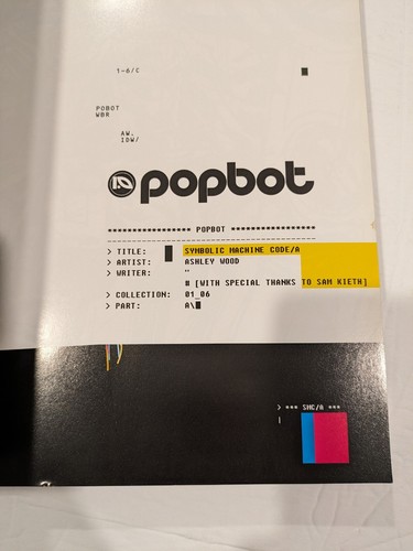 ASHLEY WOOD POPBOT BOOK (COLLECTION 01 06) SYMBOLIC MACHINE CODE A ...