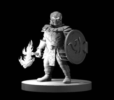 Dwarf Magma Fighter - DND - Pathfinder - Dungeons & Dragons - RPG ...
