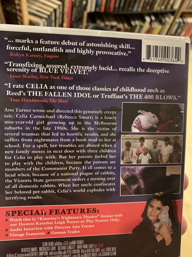 CELIA - CHILD of TERROR 1989 DVD Scorpion Releasing OOP Rare Region ...