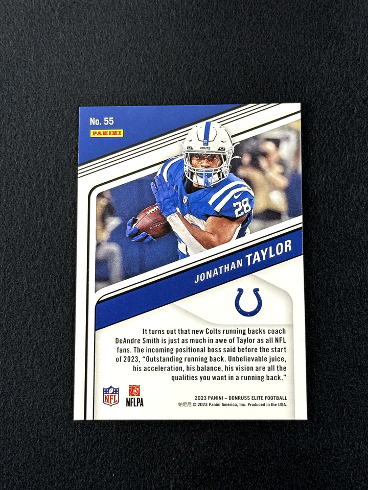 2023 Donruss Elite JONATHAN TAYLOR Base #55 Indianapolis Colts | eBay