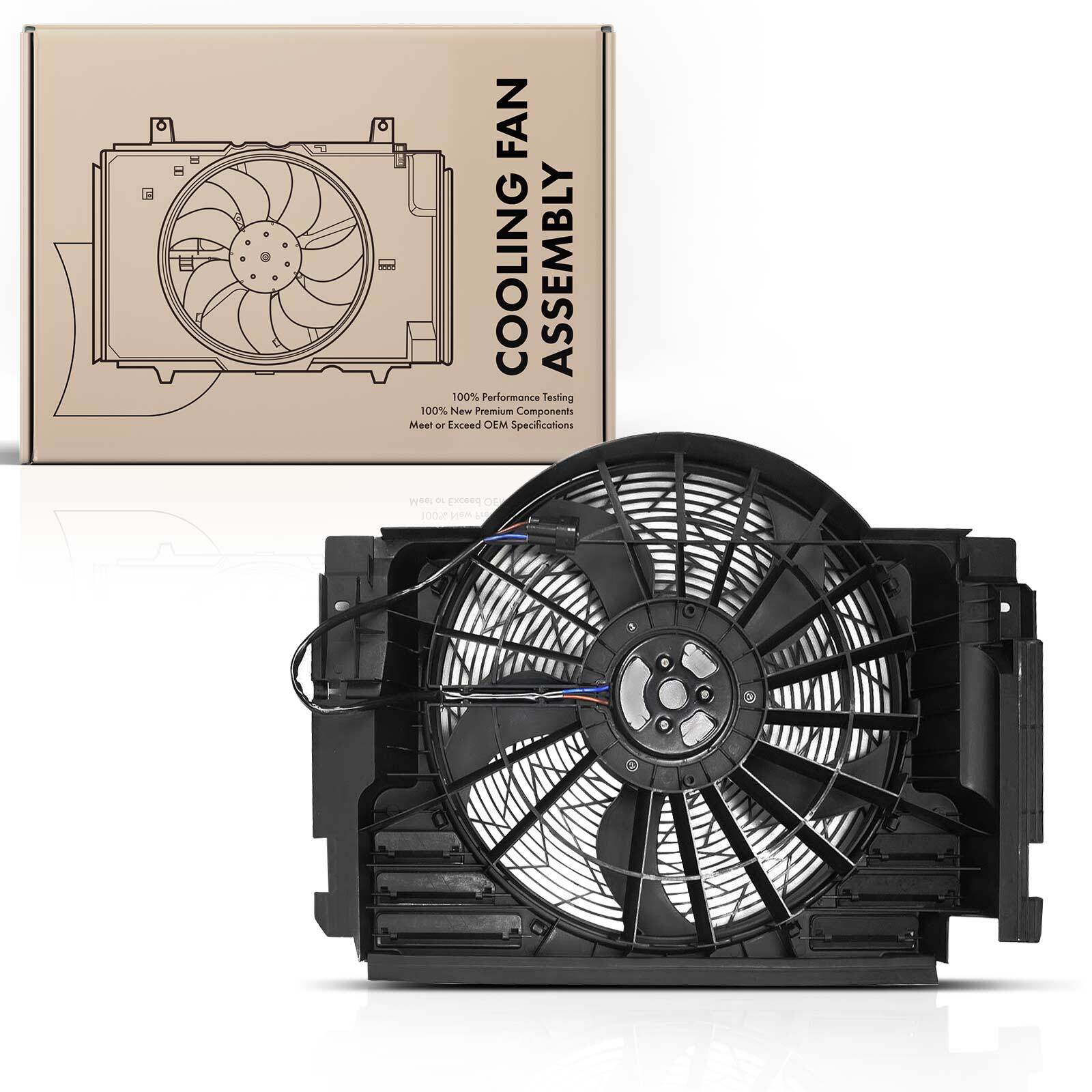 A/C Condenser Fan Assembly with 3 Blades for BMW X5 E53 2000-2006 ...