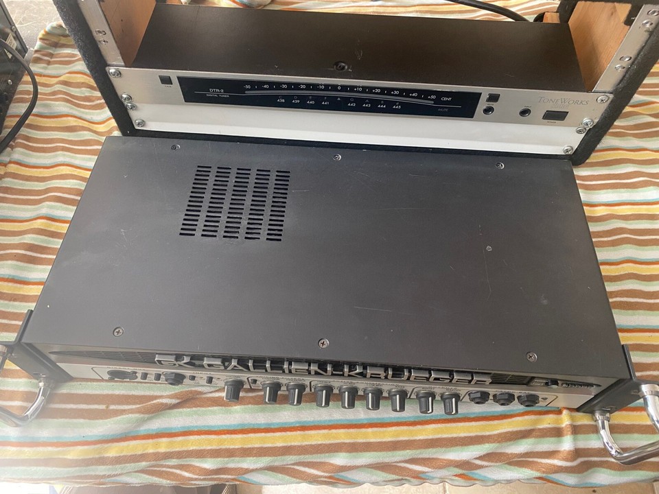 Gallien Krueger 400RB Bass Mark IVAmp, Korg Tone work DTR-2 Tuner , GK ...