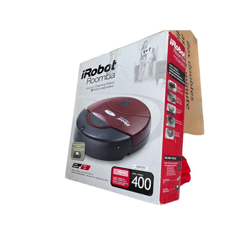 iRobot Roomba 400 Robotic Floor Vac Self Propelled Vacuum Cleaner ...