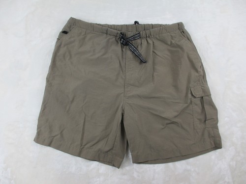 Reel Legends Shorts Mens Large Green Cargo Lightweight Fishing Casual ...