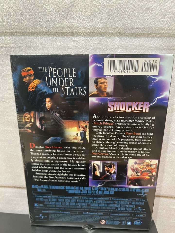 Supernatural Double Pack DVD (Shocker / The People Under The Stairs ...