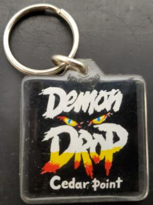 Cedar Point Demon Drop Keychain Roller Coaster Enthusiast Memorabilia ...