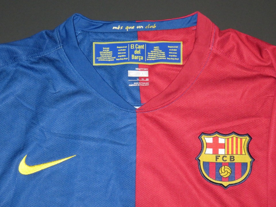 New 2008-2009 Nike Authentic Barcelona Lionel Messi Long Sleeve Jersey ...