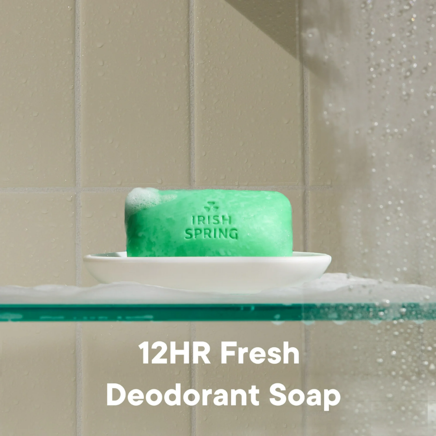 Irish Spring Original Deodorant Bar Soap for Men, With Flaxseed Oil, x3 ...