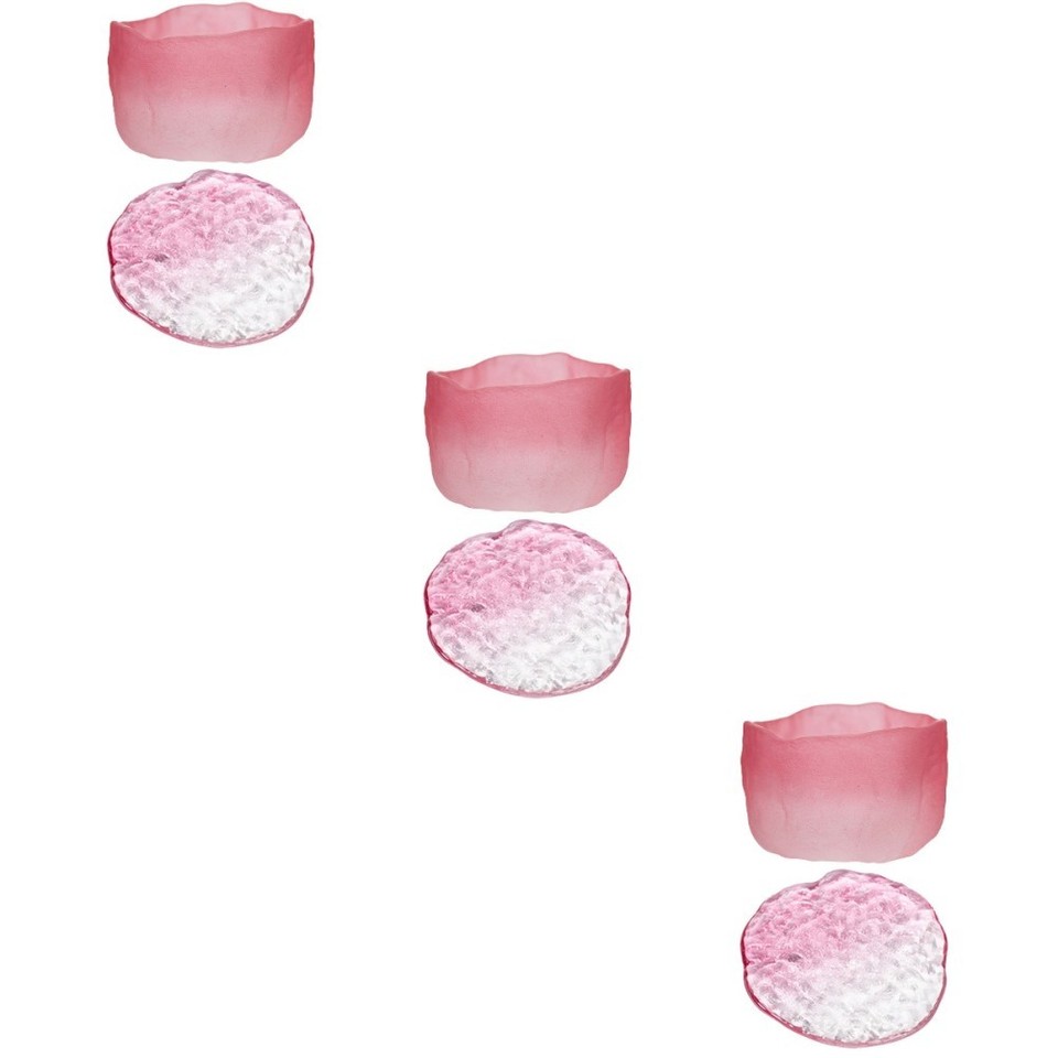 3 Sets Portable Mugs Cup Chinese Style Teacup Japanese Glass Cups ...