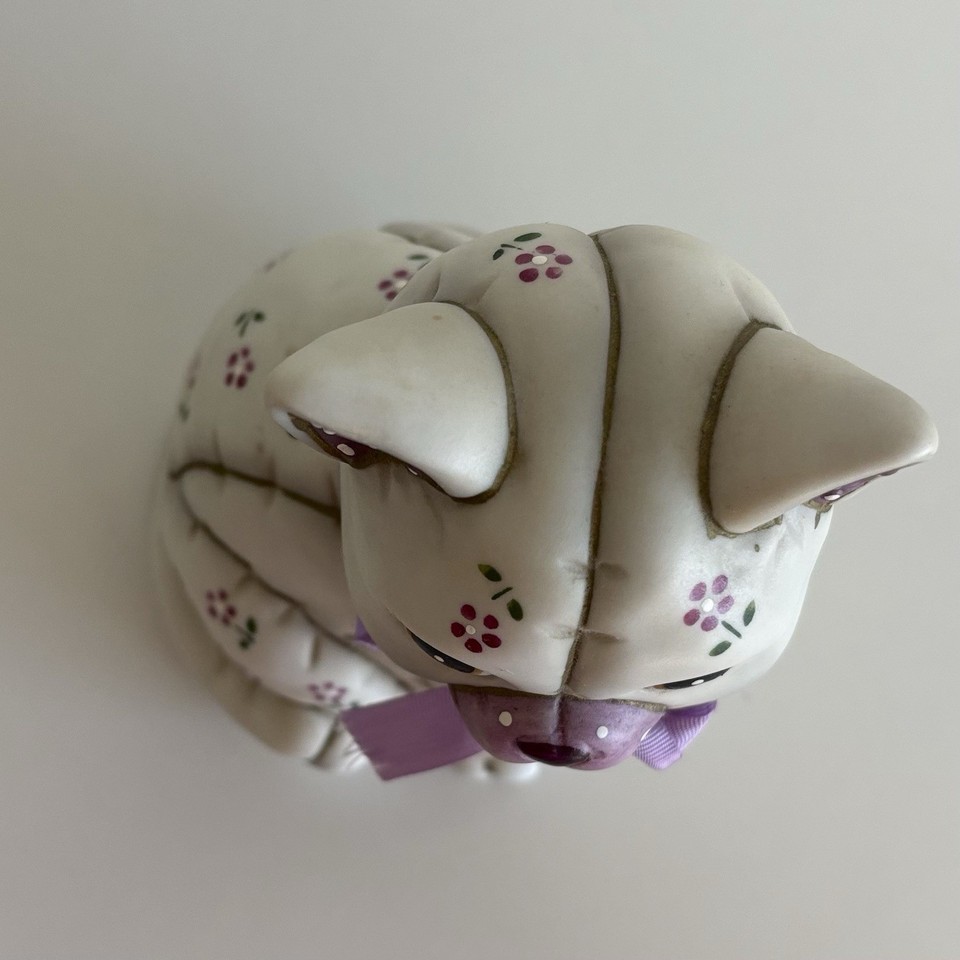 Geo Z Lefton Vintage 1987 Ceramic Quilted Patchwork Cat Figurine 01650 ...