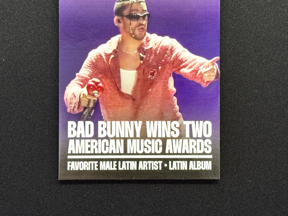 Bad Bunny 2022 Leaf News Flash 1 of 361 NF-BB1 Wins Two American Music ...