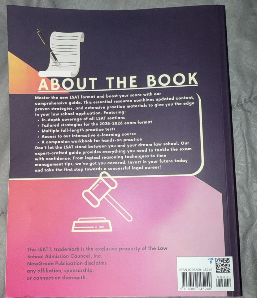 LSAT Test Prep New Format 2025-2026: The Essential Guide to Passing the ...