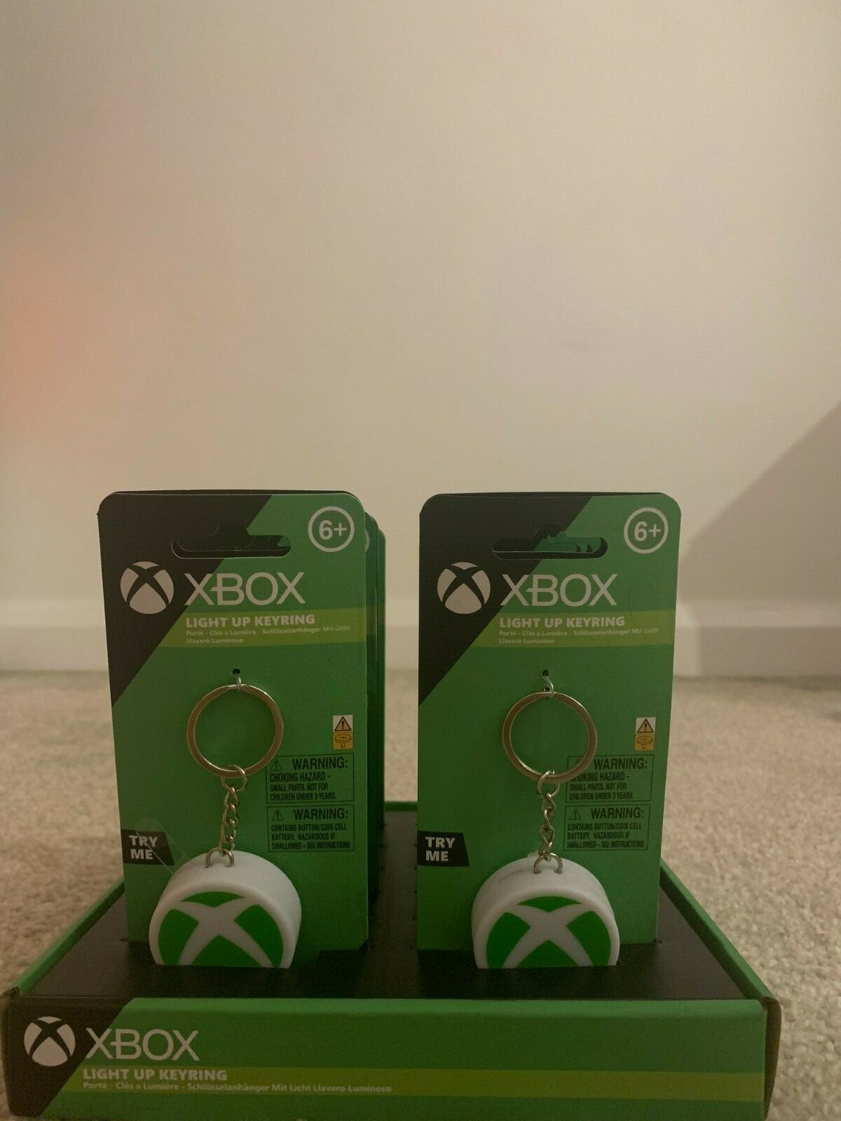 Official Microsoft XBOX Logo Light Up LED Keyring for sale online | eBay