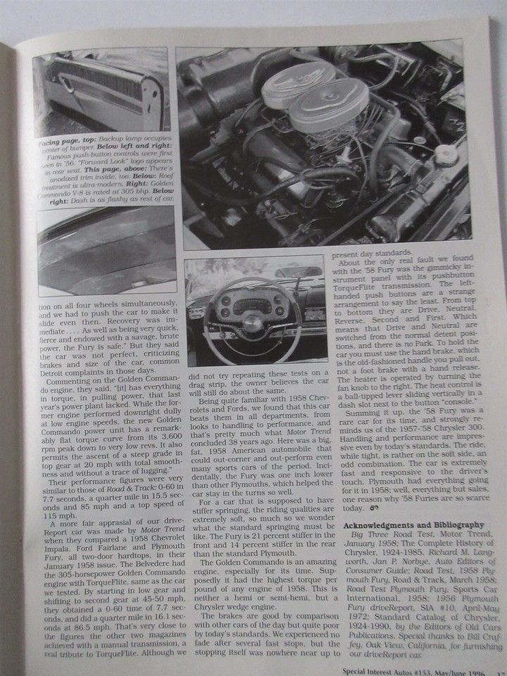 Special Interest Autos Magazine June 1996 - 1965 Chevelle L-79 | eBay