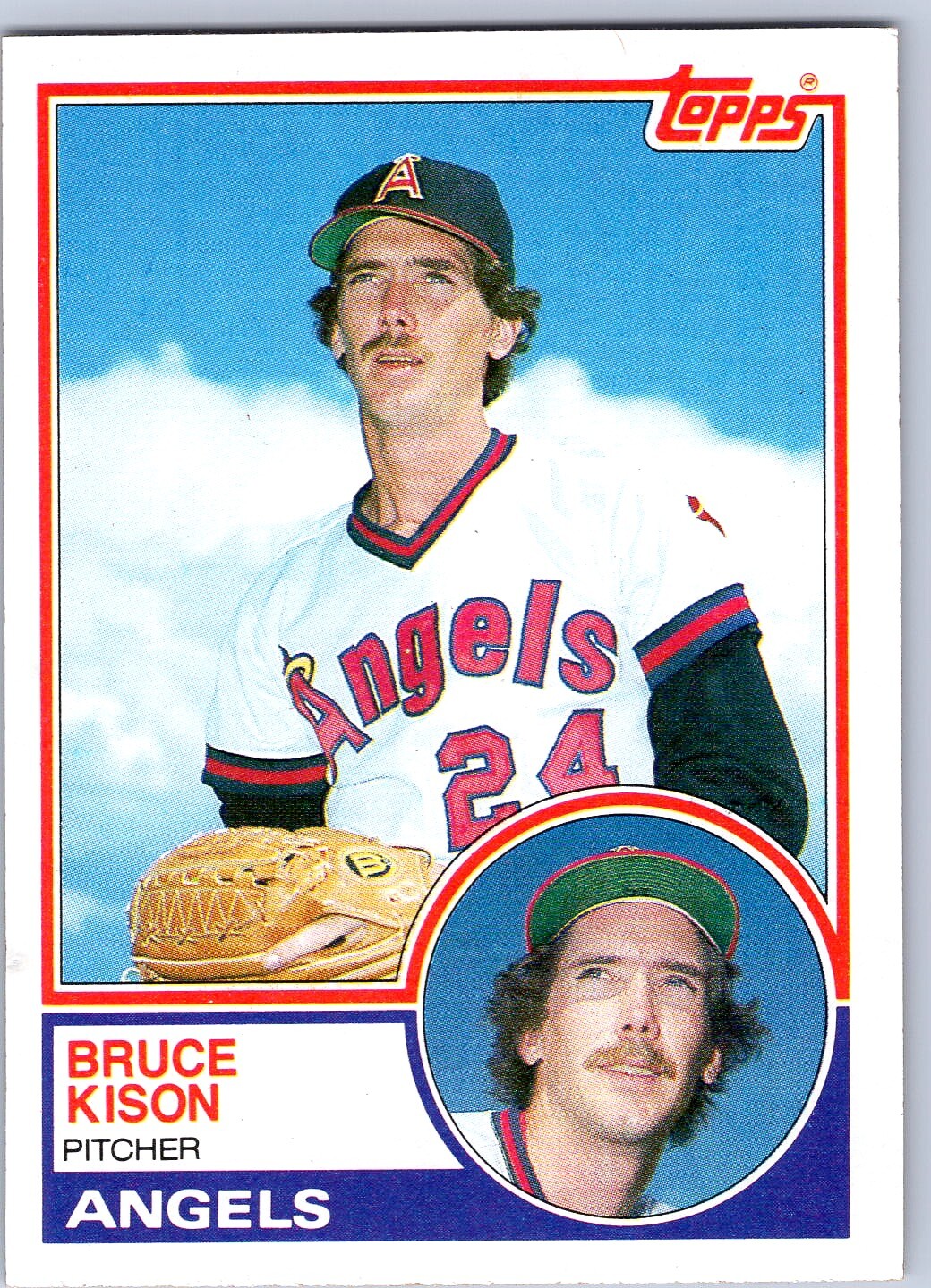 1983 Topps Bruce Kison #712 California Angels Vintage Baseball Card NM ...