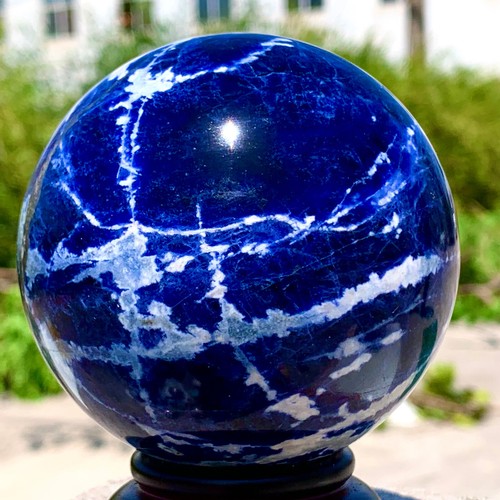 1.42LB Natural Sodalite ball Quartz Crystal sphere stone Healing | eBay