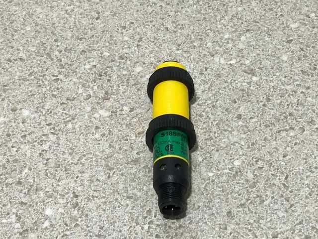 Banner Sensor S18sp6ff100q EZ Beam S18 Series Encapsulated Barrel Mount ...