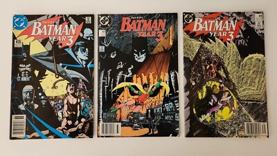 Batman Year 3 Part 1, 2 & 4 #436 #437 & #439 DC Comics | eBay