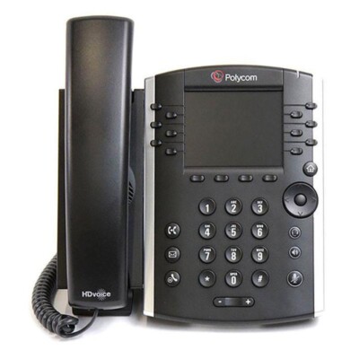 REF “A’ STOCK - Polycom VVX 411 2200-48450-025 IP VOIP POE Telephone ...
