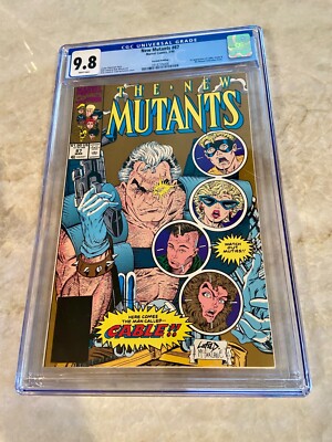 New Mutants #87 Marvel Comics 1990 2nd Print 1st Cable CGC 9.8 White ...