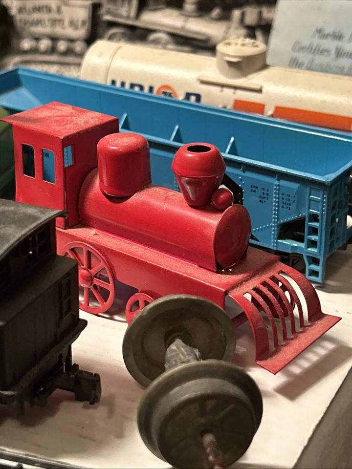 Vintage mixed toy train lot railroad Railway collectibles Larger Scale ...