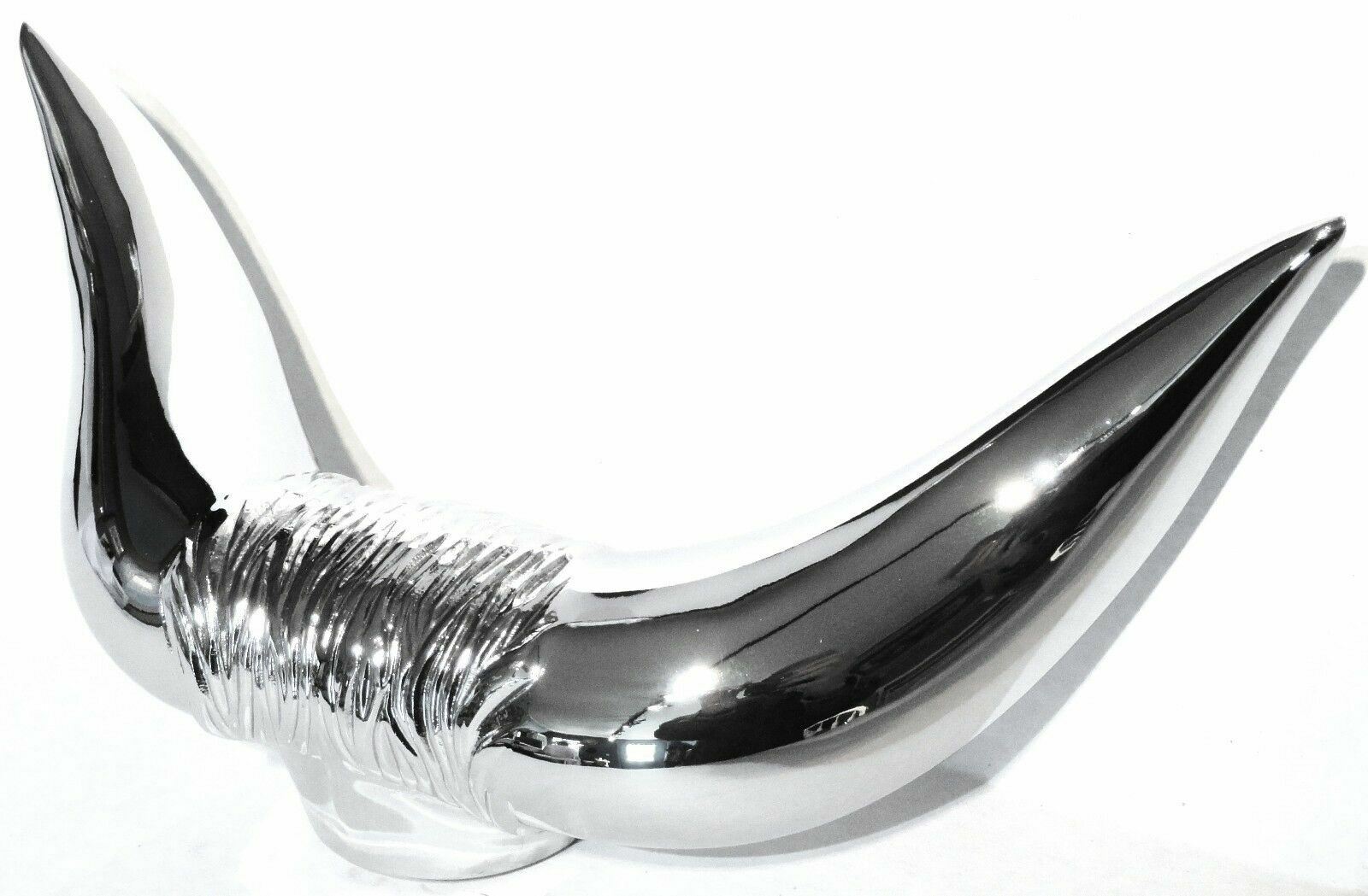 hood ornament pull bull horns chrome for Freightliner Kenworth ...