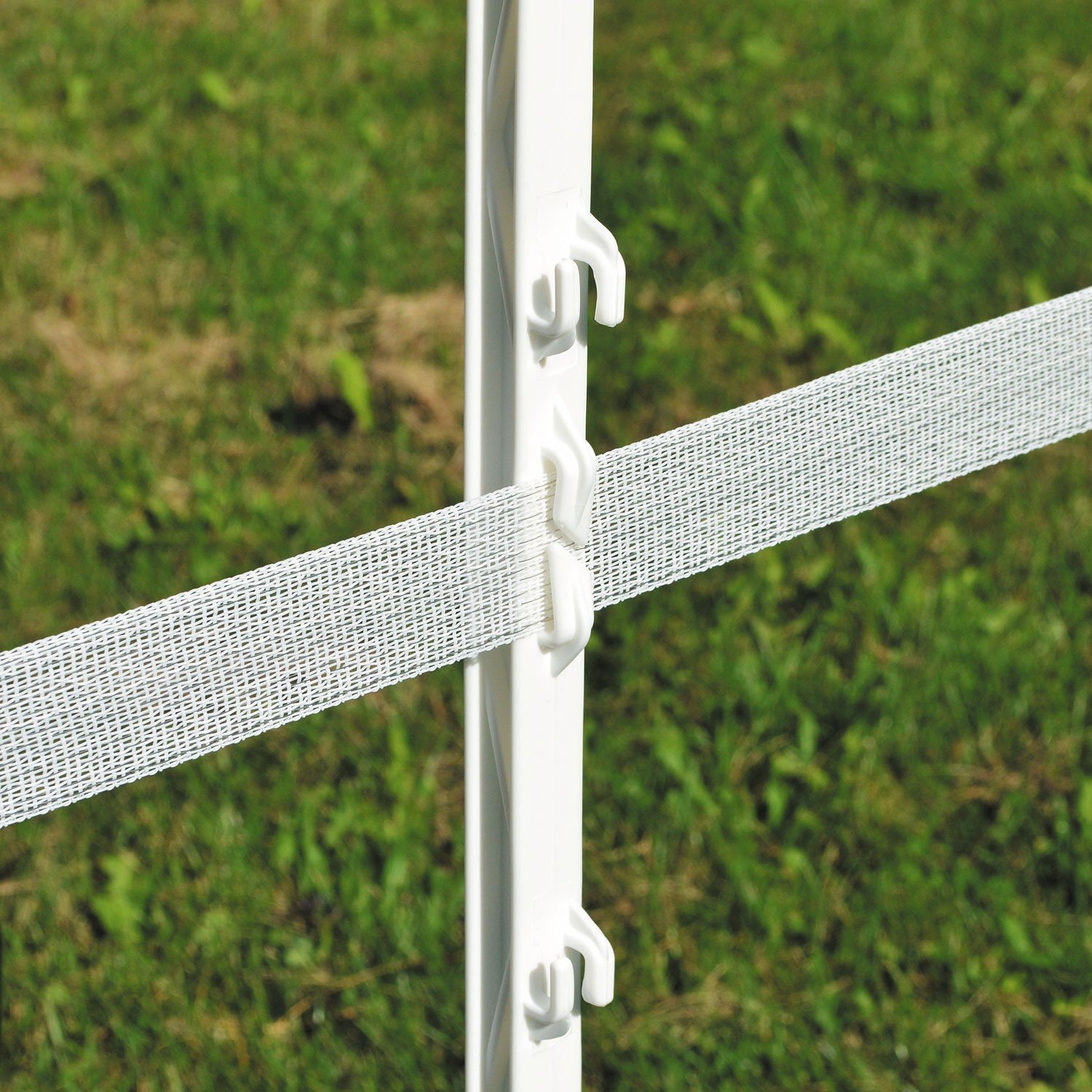 5FT ELECTRIC FENCE POLY POSTS Horse Pony Fencing Stakes White Green 20 ...