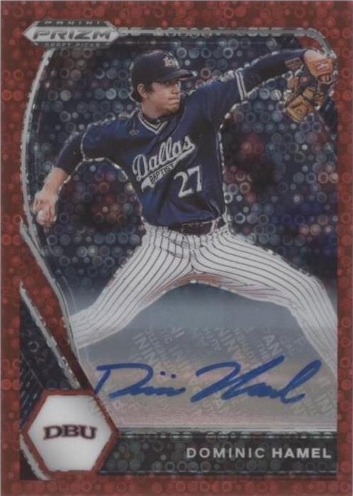 2021 Panini Prizm Draft Picks - Dominic Hamel #PDP81 Red Donut Circle ...