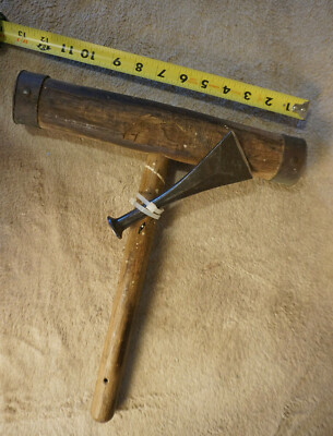 Antique Shipwrights Caulking Mallet With Chisel | eBay