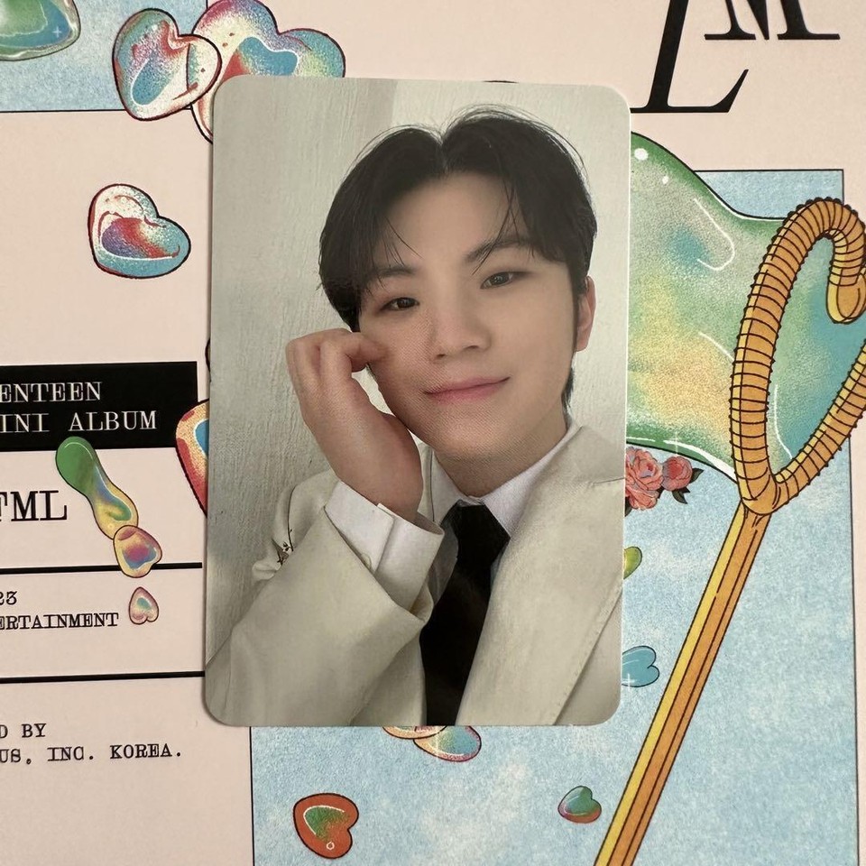 WOOZI SEVENTEEN - FML - Normal CARAT Weverse kihno kit Official Photo ...