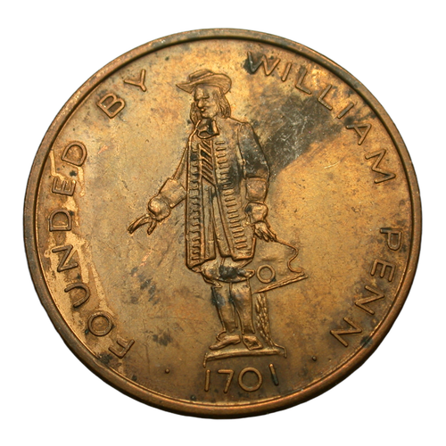 Philadelphia, PA Seal Of Pennsylvania William Penn 1701 B27 Token | eBay
