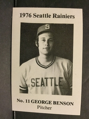 1976 Cramer Seattle Rainiers Baseball Card #11 George Benson Sku520P | eBay
