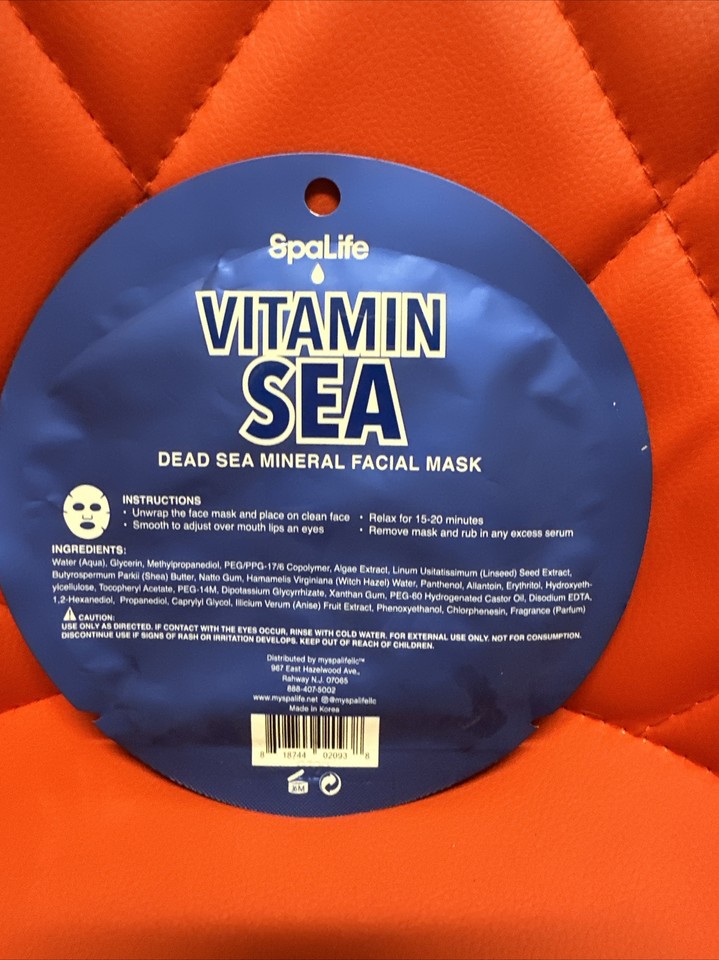 SpaLife Vitamin Sea Purifying Dead Sea Facial Mask 3 pack | eBay