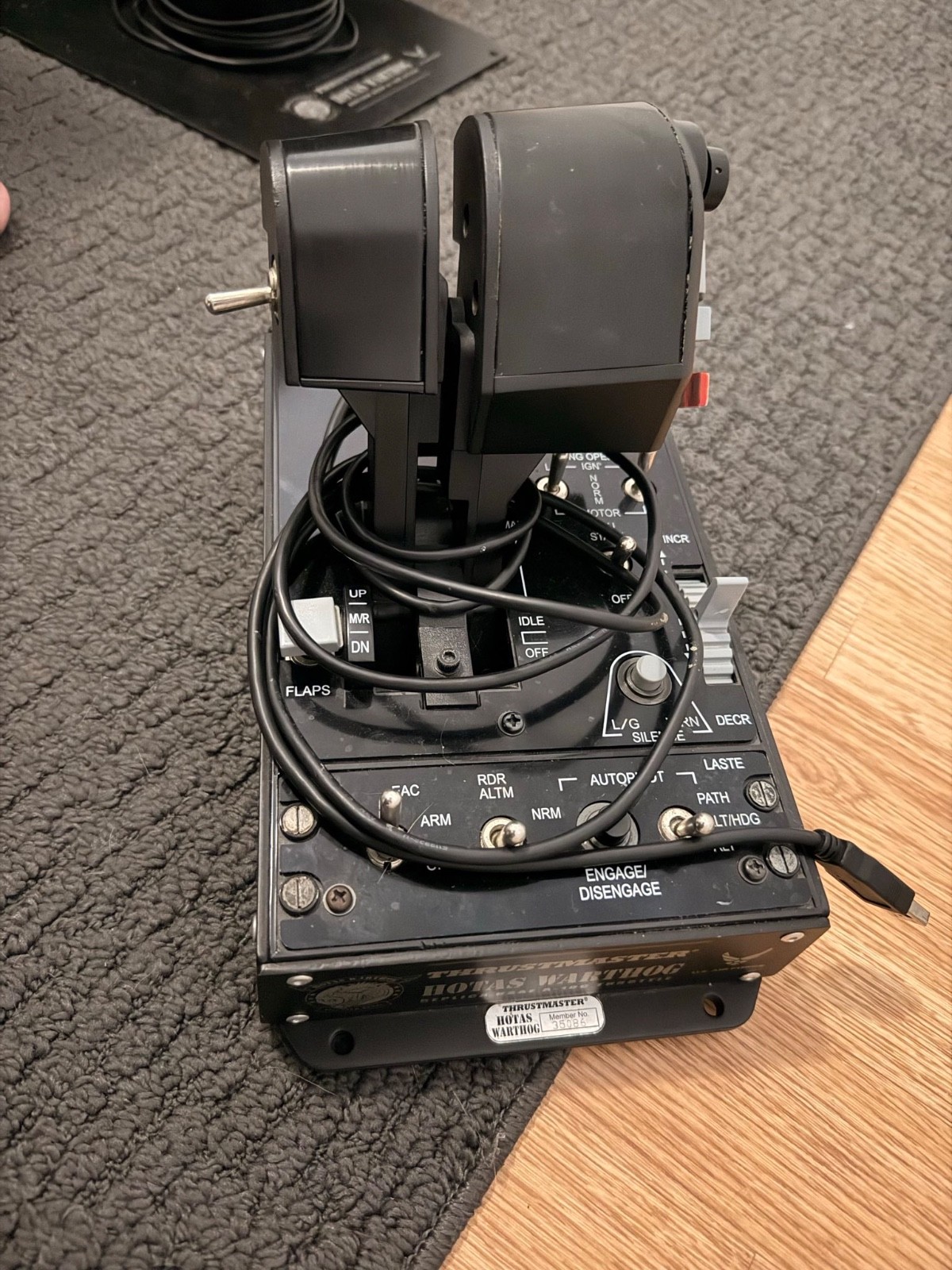 Thrustmaster 2960739 VG Hotas Warthog Dual Throttles and Control Panel ...