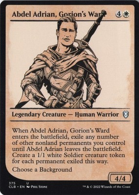 Abdel Adrian, Gorion's Ward (Showcase) Commander Legends: Battle for ...